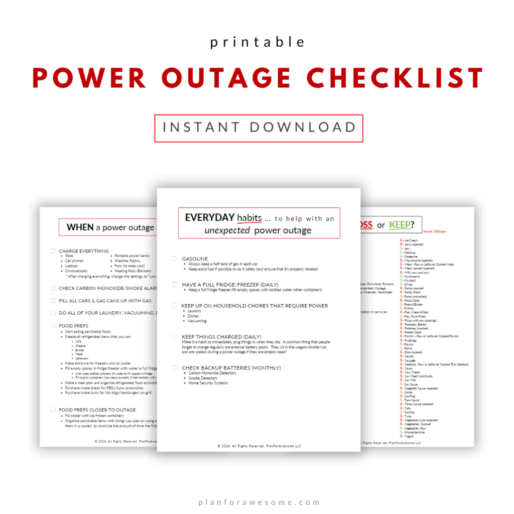 Power Outage: How to Make Sure You’re Prepared – Plan for Awesome