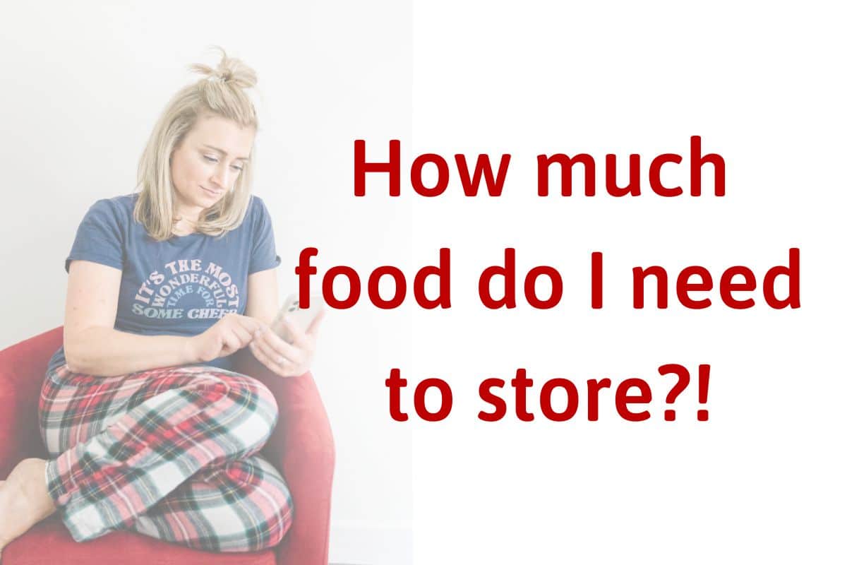 Short-Term Food Storage Basics: Part 2 – How Much Food do You Use?
