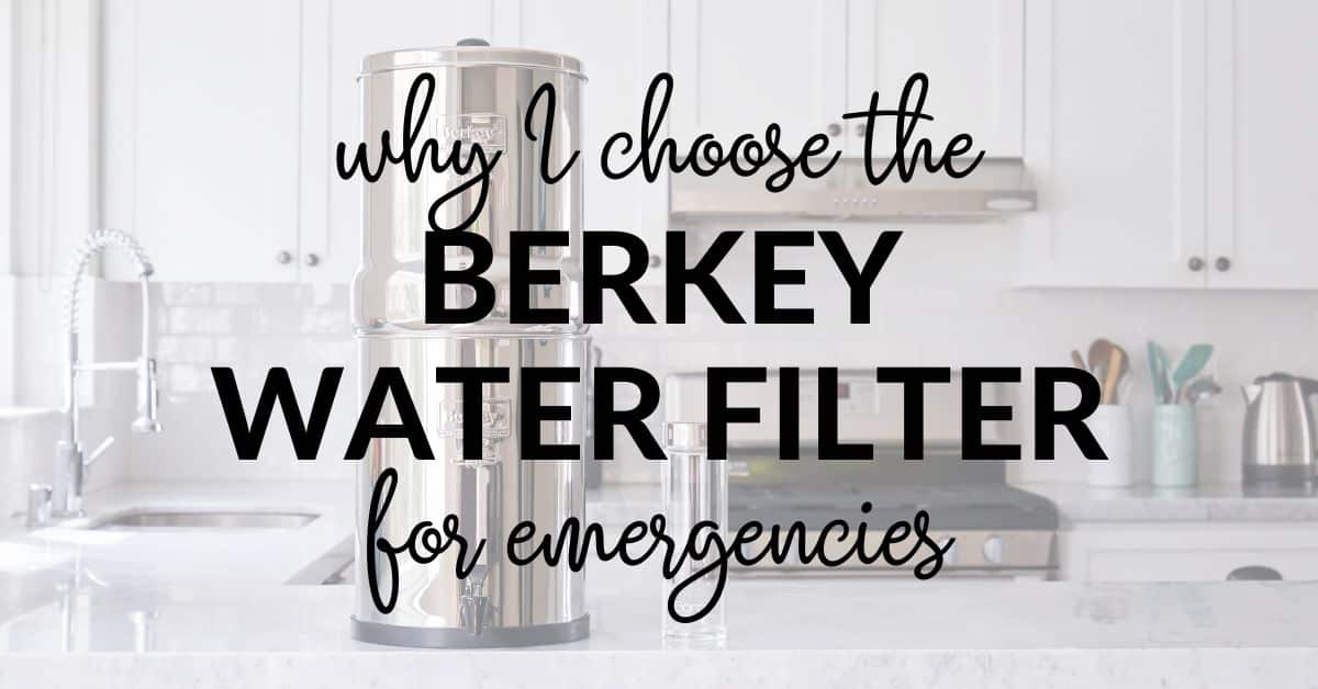 Why a Berkey Water Filter is the best available option
