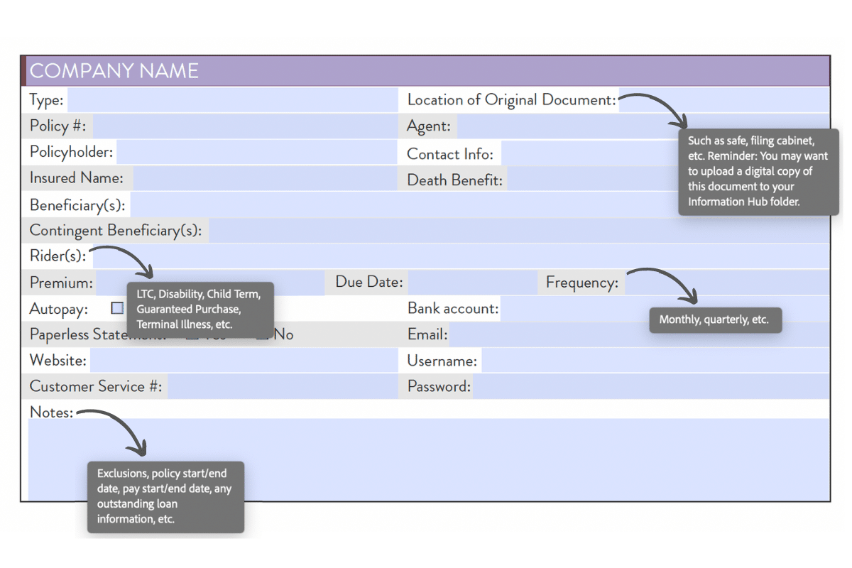 Info Hub Page – Plan for Awesome