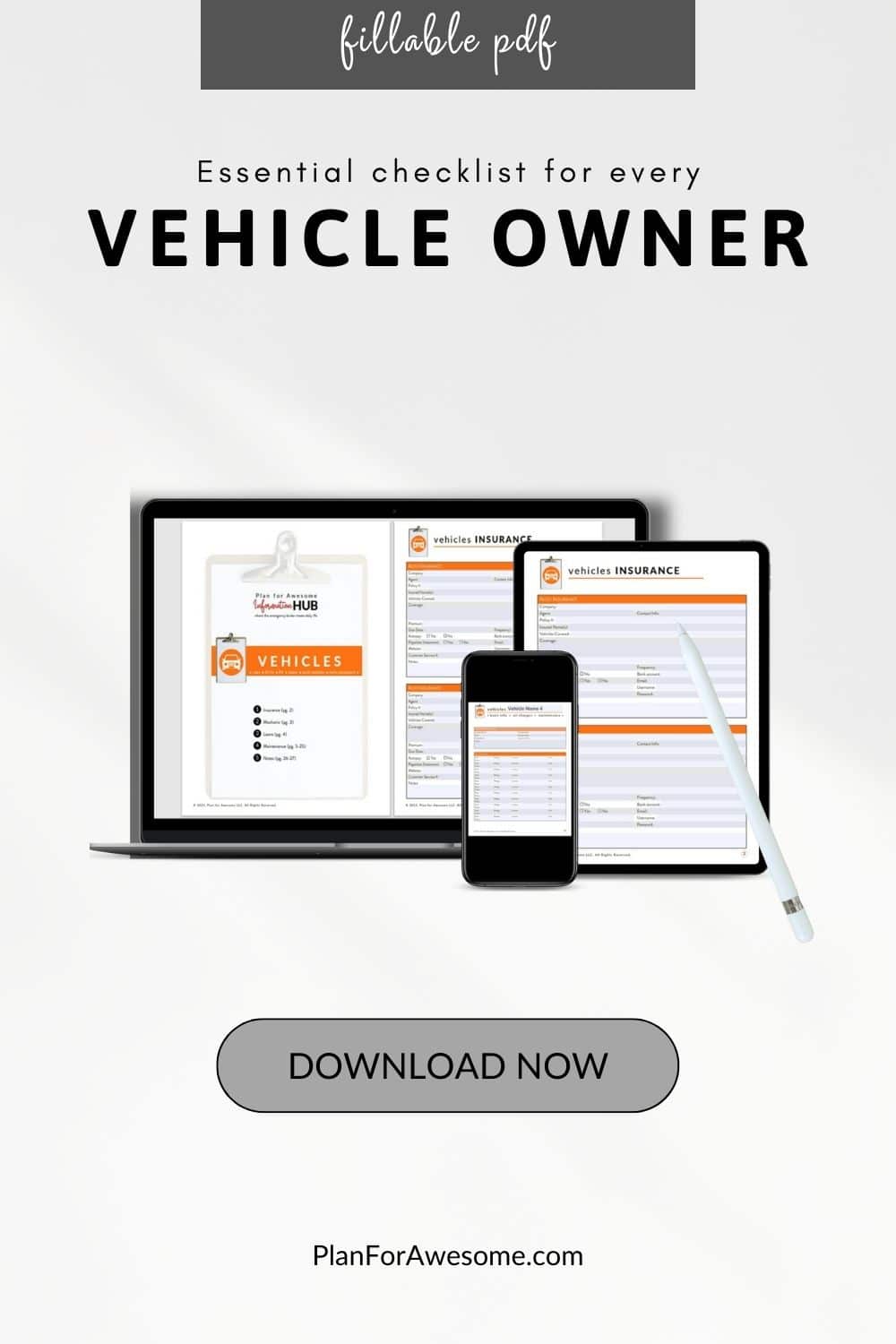 The easiest Way to Organize Your Important Car Information