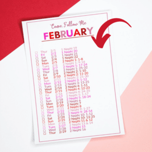 Come, Follow Me Daily Reading Schedule – Plan for Awesome